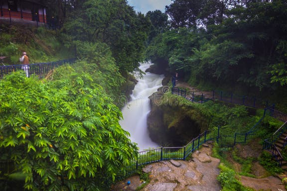 August 20, 2014 - Devi`s Fall Waterfall in Pokhara, Nepal Stock Image ...