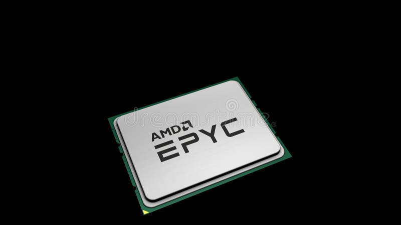 August 2019, Editorial Use only, 3D Animation, AMD EPYC Server ...