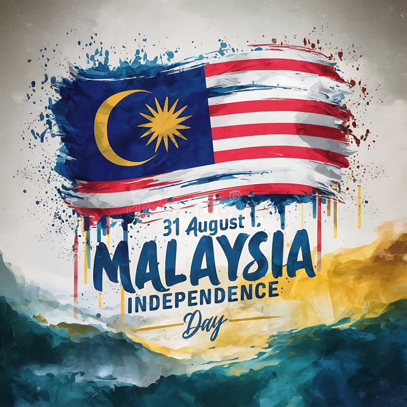 31 August Malaysia Independence Day Celebration with Colors and Festive ...