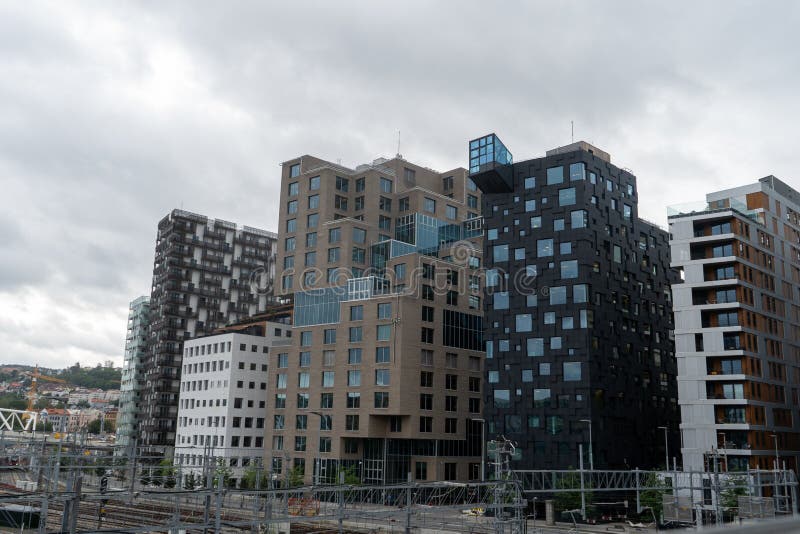 Modern Architecture of Oslo: Barcode Project of the Opera Quarter ...