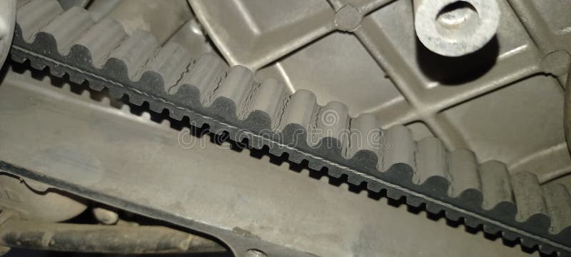 30 August 2021, a Motorcycle V Belt that Has Started To Break and Crack ...