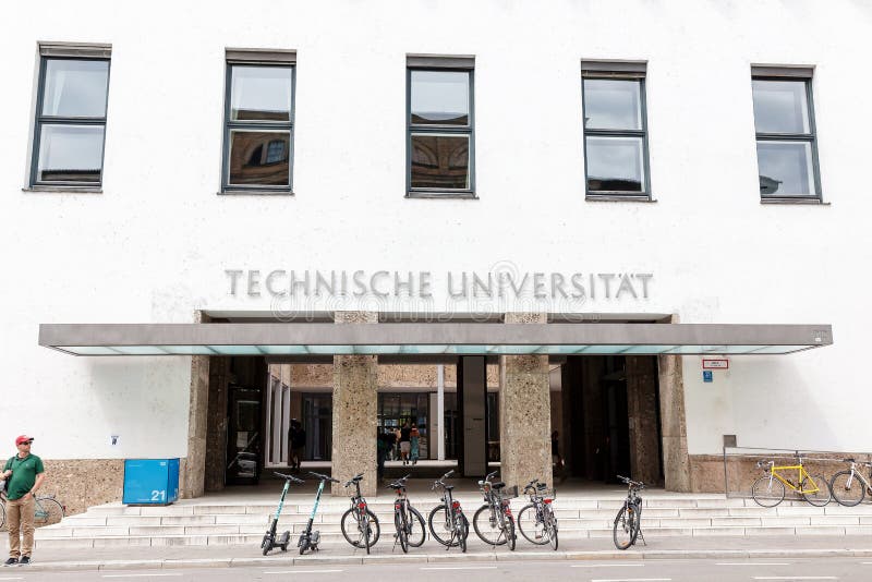 The Building of the Technical University of Munich Editorial Photo ...