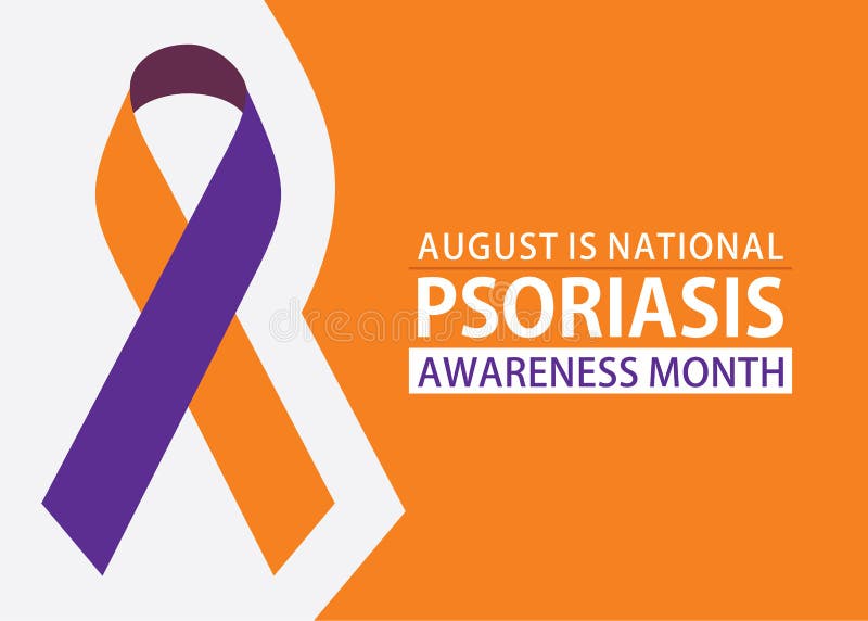 August is National Psoriasis Awareness Month Stock Vector ... August is National Psoriasis Awareness Month Stock Vector ...