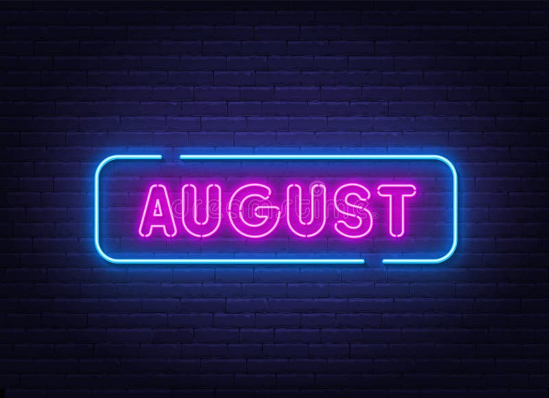 August Neon Stock Illustrations – 1,074 August Neon Stock Illustrations ...