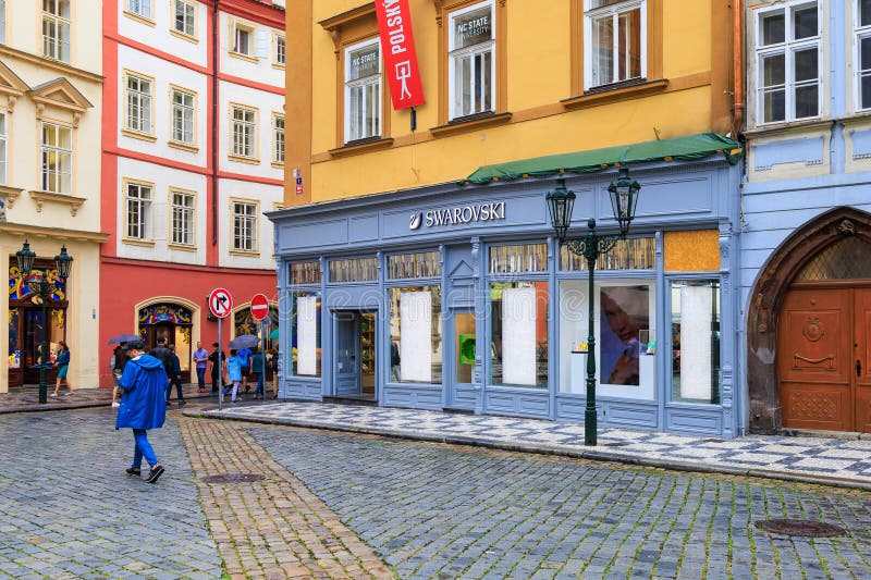 August 24, 2022 Prague, Czech Republic. Swarovski Store Editorial Image ...