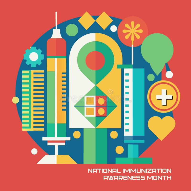 August is Recognized As National Immunization Awareness Month Stock ...