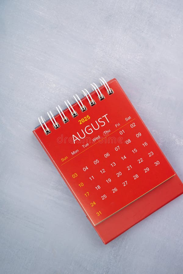 August 16 on a Wooden Calendar Next To the Alarm Clock. Summer Day ...