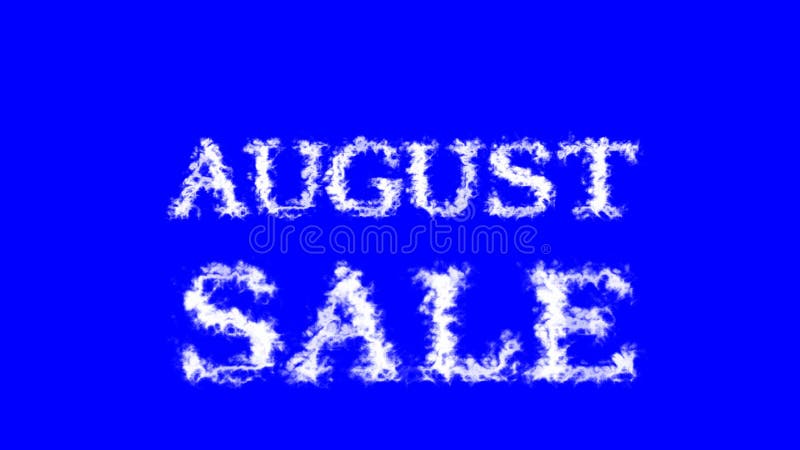 August Sale Vector Icon Symbol Isolated on White Background Stock ...