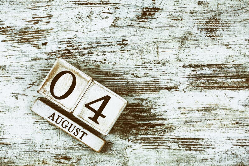 August 4th stock photo. Image of calendar, special, year - 90383826