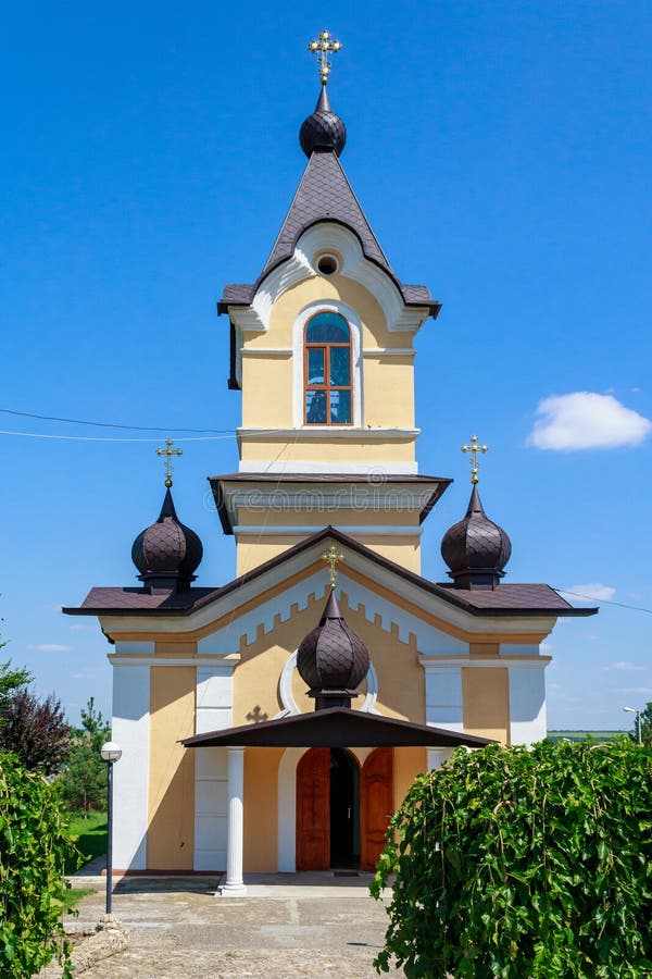 August 14, 2021, Tipova Moldova Rock Monastery Attraction for Tourists ...