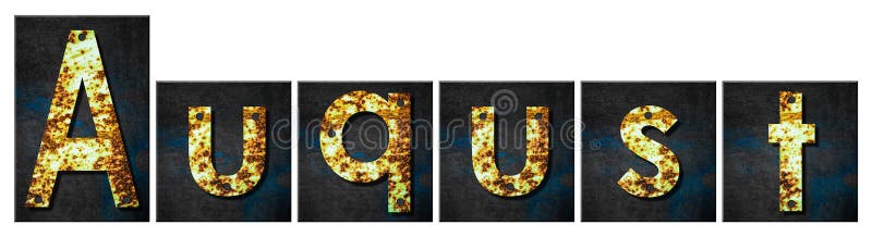 August Letters Stock Illustrations – 797 August Letters Stock ...