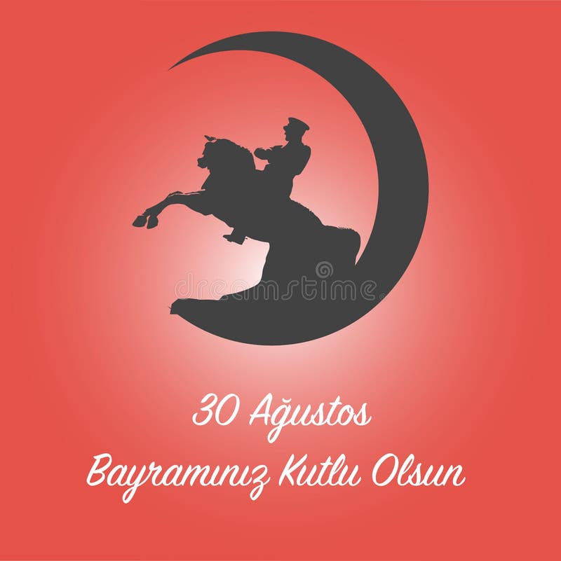 30 august Zafer Bayrami stock vector. Illustration of travel - 98132209