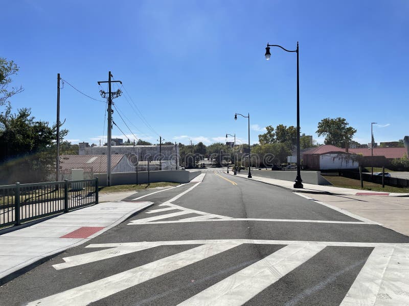 Augusta Ga Jefferson Davis Bridge Memorial Riverwalk Foto editorial ...