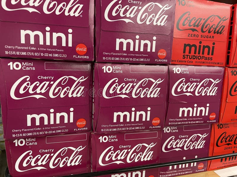 Coca Cola 12 Pack Side View Variety Display Sprite Cherry Coke in a ...