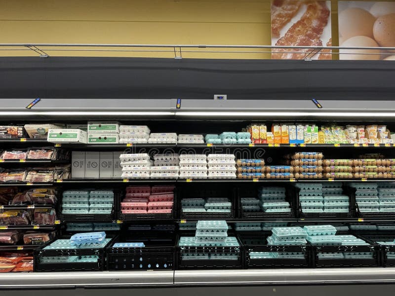 Walmart Grocery Store Interior Egg Section Wall Editorial Photography ... Walmart Grocery Store Interior Egg Section Wall Editorial Photography ...