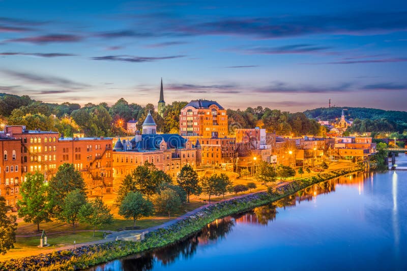 Augusta, Maine, USA stockbild. Bild von szenisch, amerika - 97160185