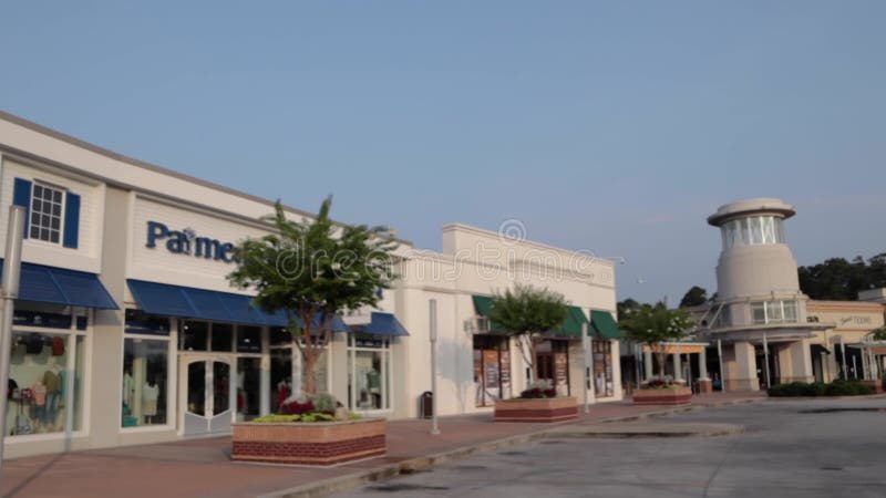 Augusta Mall Pan Exterior Storefronts Close Up Stock Video - Video of ...