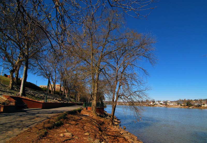 Augusta River Walk stock image. Image of rural, forest - 39480507