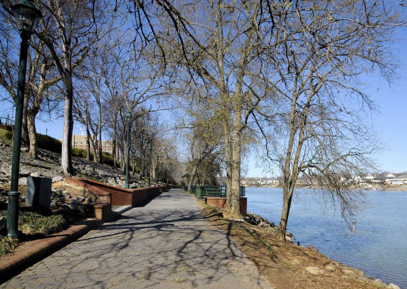 Augusta River Walk stock photo. Image of located, blue - 39480528