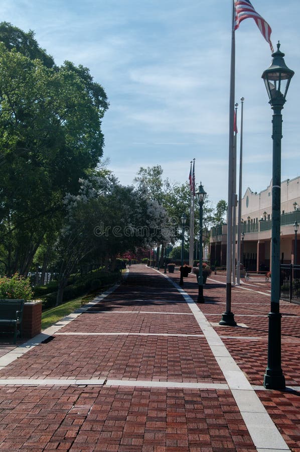 Riverwalk in Augusta Georgia Stockfoto - Bild von südlich, promenade ...