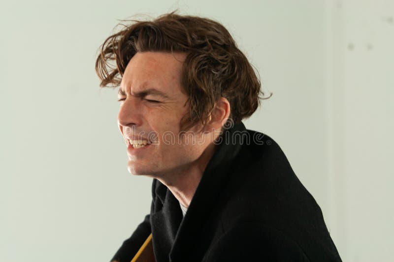 Augustana S Dan Layus Films a Session in Brooklyn Editorial Photo ...