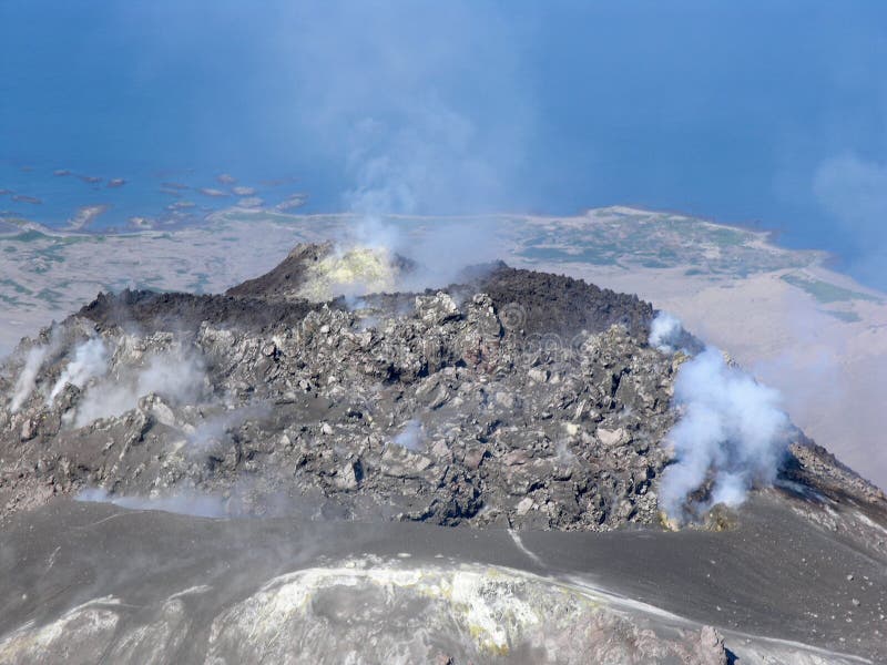 Augustine Volcano stock photo. Image of polar, danger - 15781240