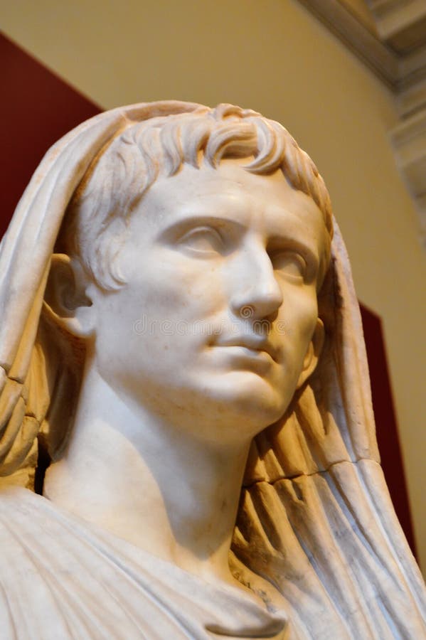 Augustus Caesar Als Pontifex Maximus Redaktionelles Bild - Bild von ...