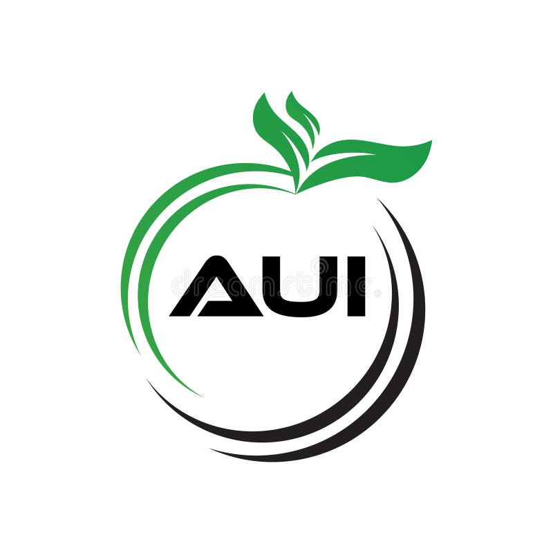 AUI Letter Logo Design. AUI Simple and Modern Monogram Logo Stock ...