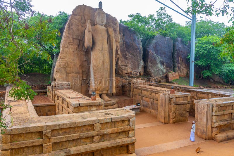 Aukana Buddha Statue in Sri Lanka Stock Image - Image of aukana ...
