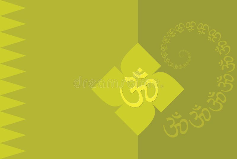 Aum Abstract Background stock illustration. Illustration of icon - 6265456