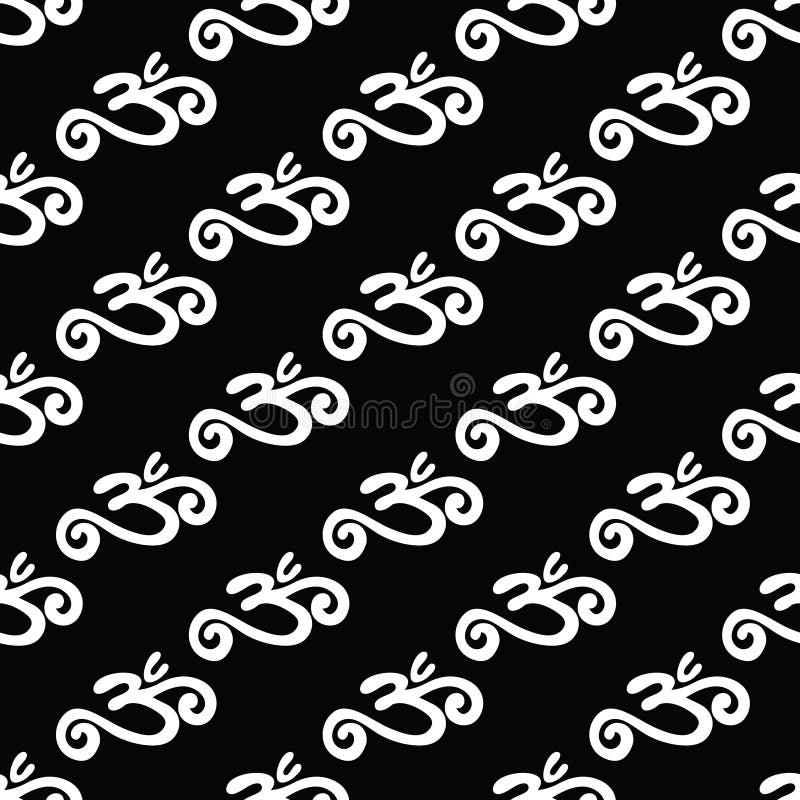 OM Hindu symbol stock illustration. Illustration of yoga - 31644658