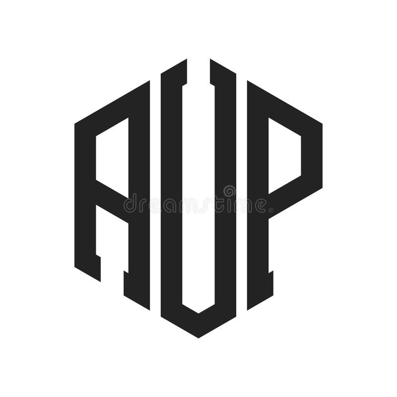 AUP Logo Design. Initial Letter AUP Monogram Logo Using Hexagon Shape ...