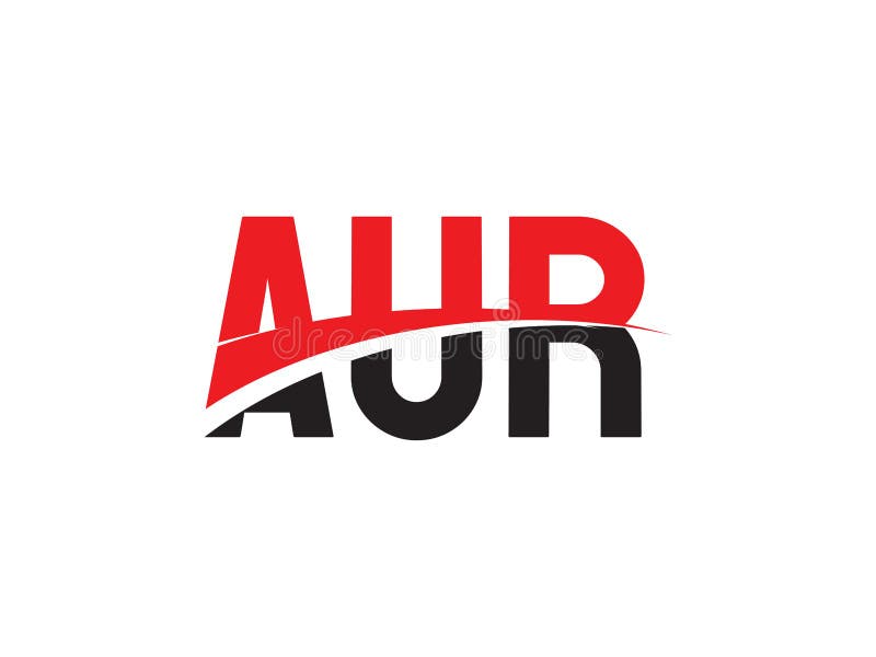 AUR Letter Initial Logo Design Vector Illustration Stock Vector ...