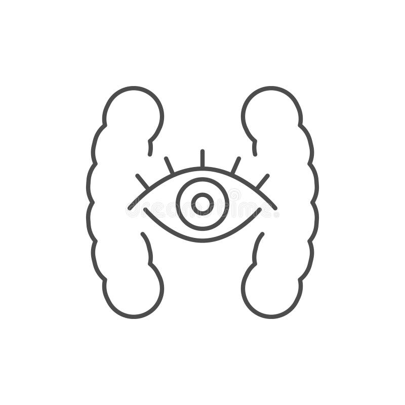 Migraine Aura Line Outline Stock Illustrations – 4 Migraine Aura Line ...