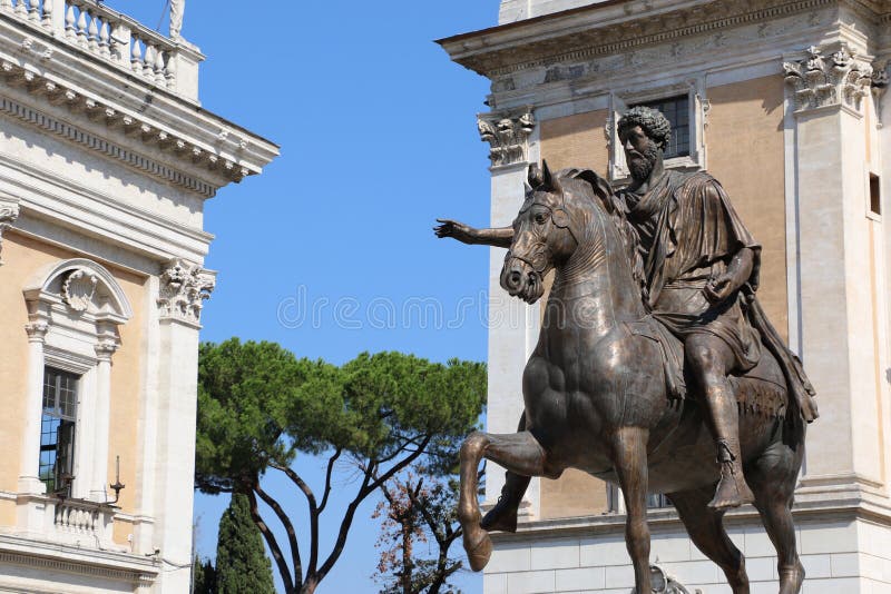 Aurelius van Marcus stock foto. Image of keizer, kapitaal - 76705722