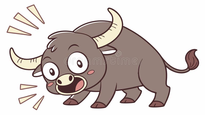 Aurochs Bull Left Stay Sea Clock Vector Stock Vector - Illustration of ...