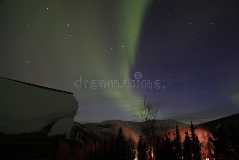Starry night in Alaska stock photo. Image of light, alaska - 148248338