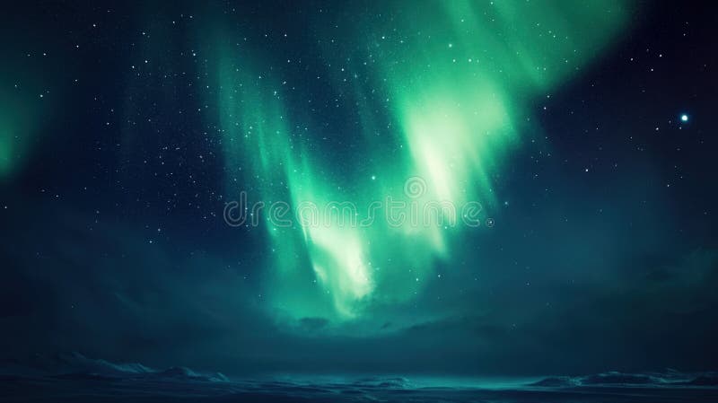 Aurora Borealis Gradient Texture Background Stock Illustration ...
