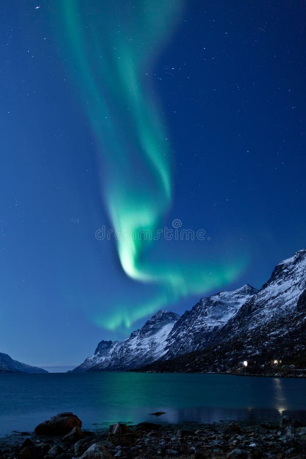 Aurora Borealis stock image. Image of borealis, long, astronomy - 339185