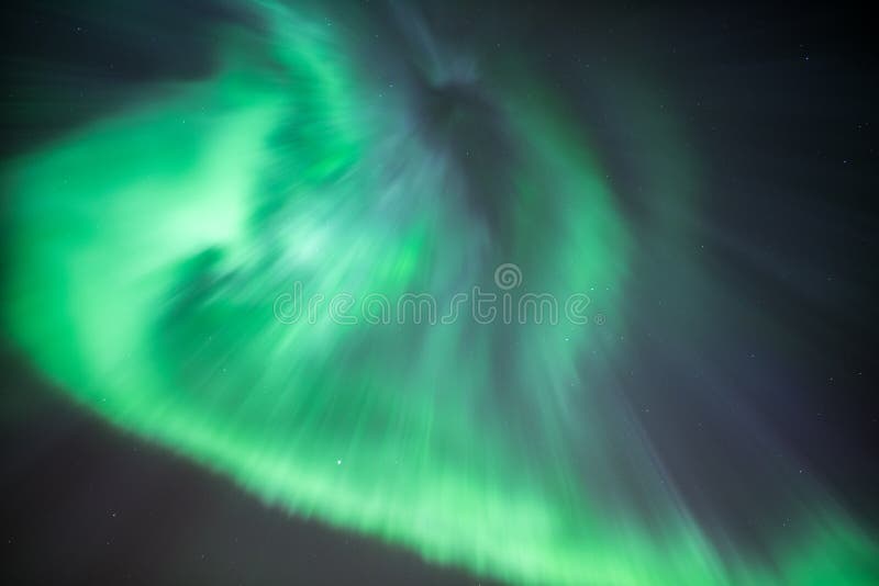 Aurora Borealis or Northern Lights. Stock Photo - Image of ...