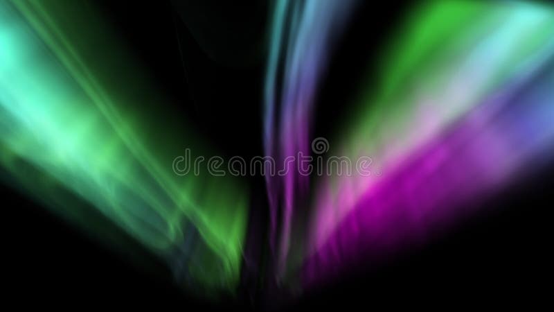 Aurora Dazzling Display Green and Purple Loop Stock Video - Video of ...