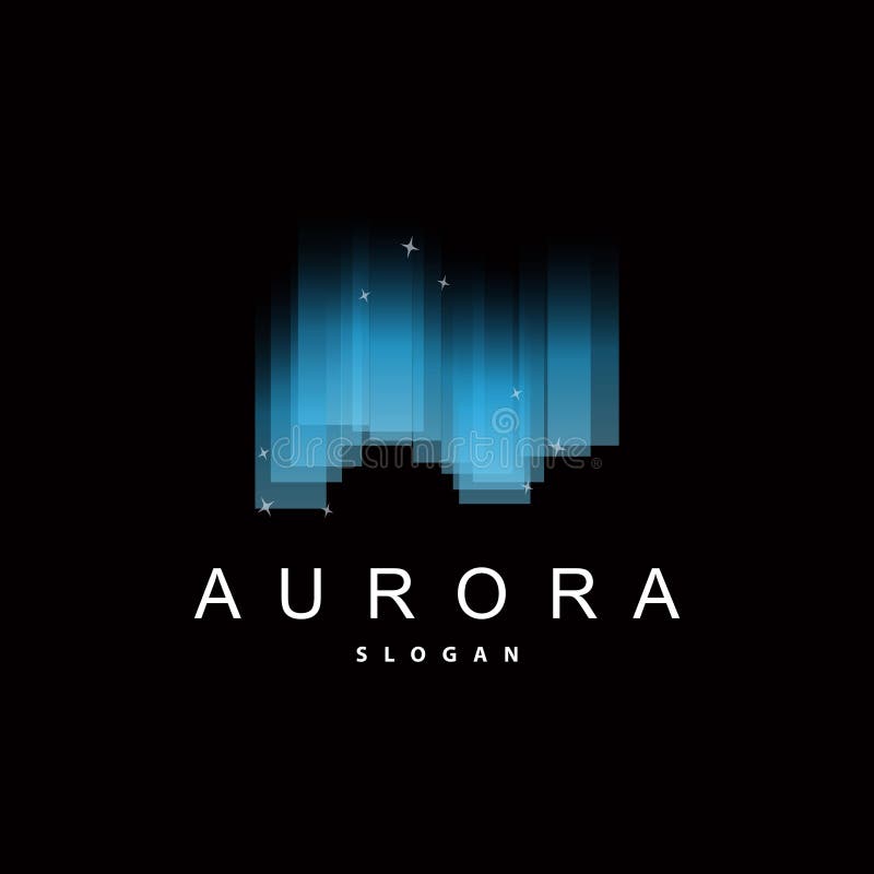Aurora Logo, Sky View Light Vector Design, Symbol Template Illustration ...