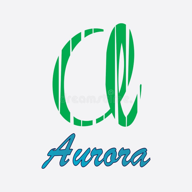 Aurora Logo Vector Illustrations Design Stock Illustration ...