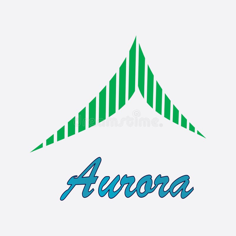 Aurora Logo Vector Illustrations Design Stock Vector - Illustration of ...