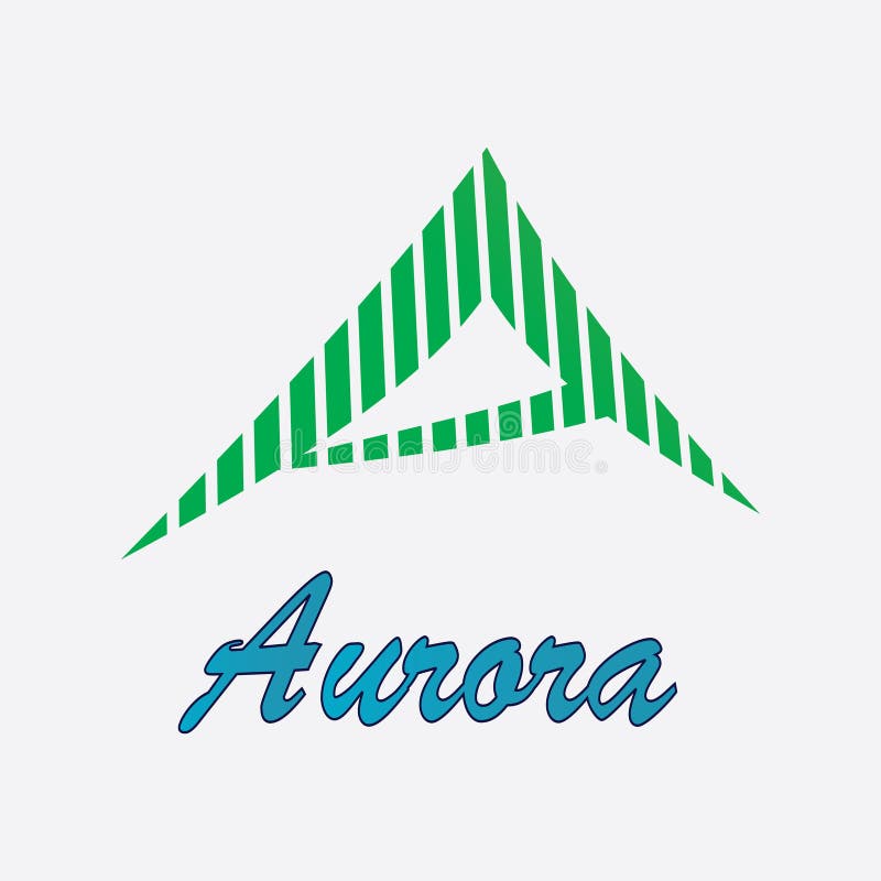 Aurora Logo Vector Illustrations Design Stock Vector - Illustration of ...