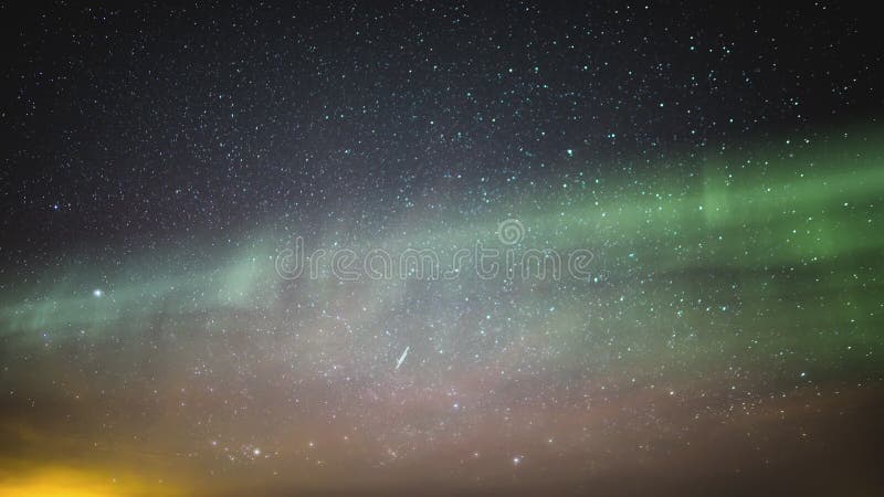 Milky Way Galaxy Under Moonlight Time Lapse in South Sky Pine Forests ...