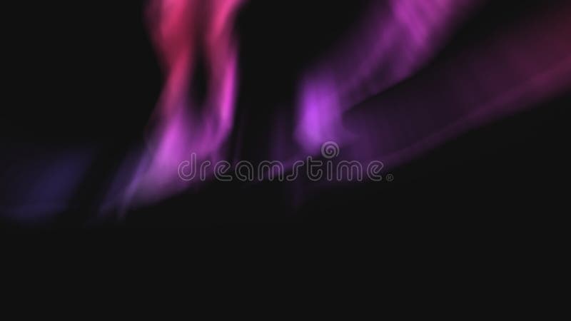 Aurora Northern Lights Purple Animation Loop 04 Stock Video - Video of ...
