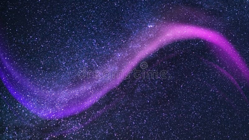 Aurora Purple in Starry Sky Time Lapse Stock Video - Video of outdoor ...
