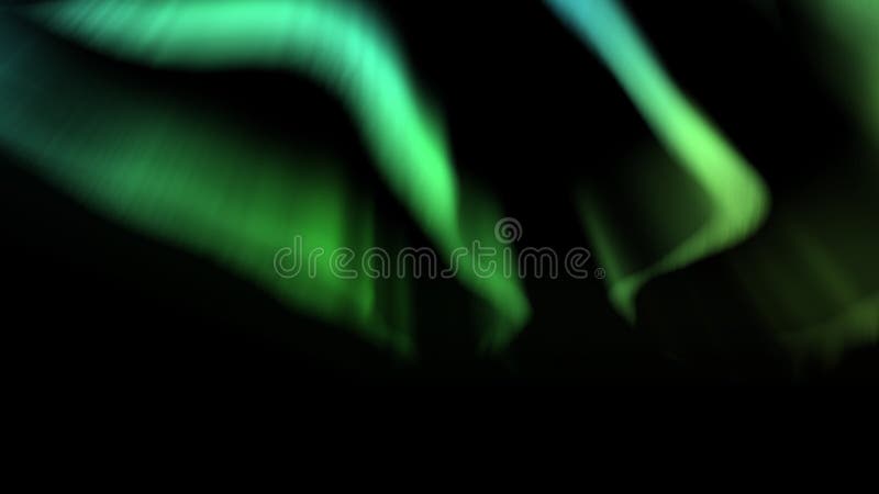 Aurora Realistic Animation Loop Green 01 Stock Video - Video of glow ...