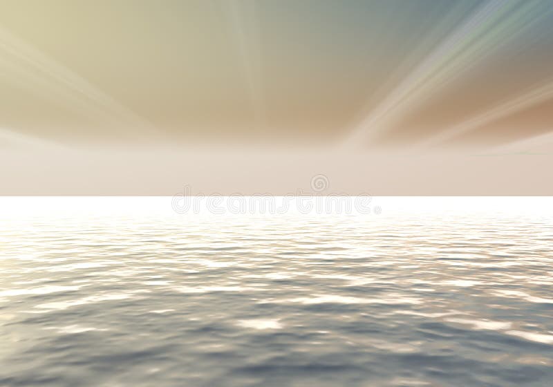 Aurora - Sunset Above The Sea Horizon Picture. Image: 4660194